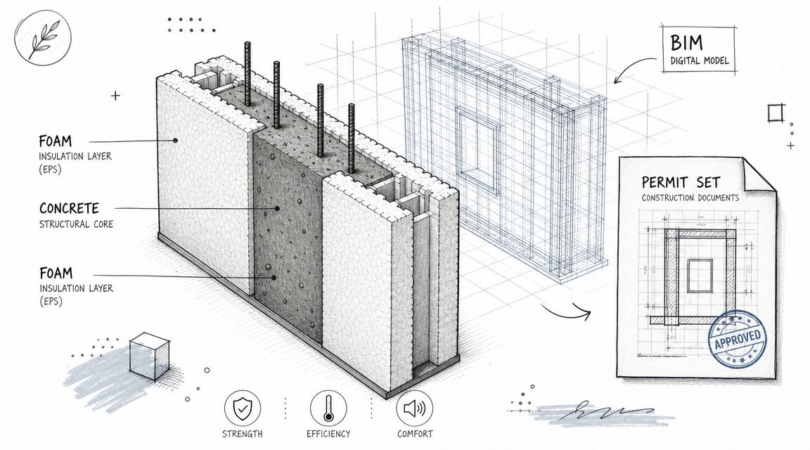 Concrete Insulated Forms: BIM & Permit Set Needs